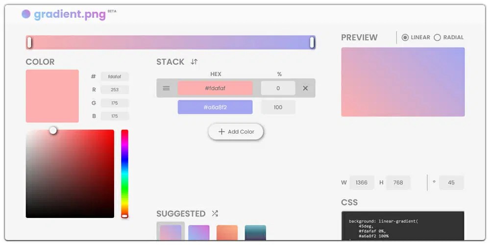 The Top Free Css Gradient Generators Css Author
