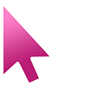 Pink Rose Gradient Cursor Custom Cursor - Premium City Pattern Gallery - Full HD