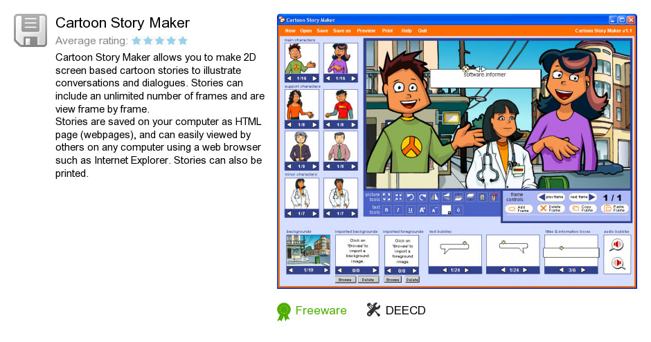 Cartoon Story Maker – Free – – Ecole Ibn Roched Regueb