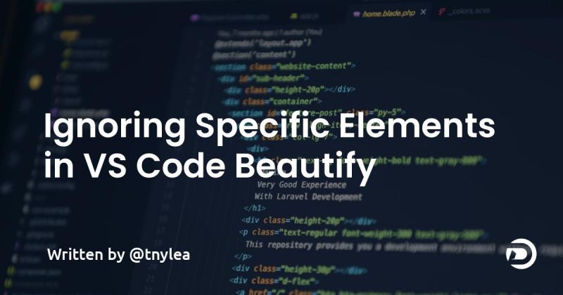 Ignoring Specific Elements In Vs Code Beautify - Gradient Arts - Modern Full HD Collection