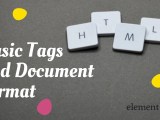 Basic Tags And Document Format Element How