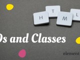 Ids And Classes Element How