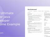 5 Junior Java Developer Resume Examples Guide For 2023