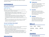 3 Full Stack Developer Cv Examples For 2023