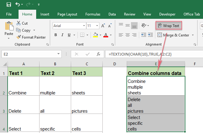 How To Combine Multiple Cells Into A Cell With Space Commas Or Other Separators In Excel 2022 how-to-combine-multiple-cells-into-a-cell-with-space-commas-or-other-separators-in-excel-2022