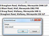 How To Extract Postcode From Address List In Excel