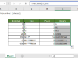 How To Use The Excel Hex2bin Function