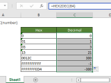 How To Use The Excel Hex2dec Function