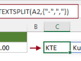 Excel Textsplit Function