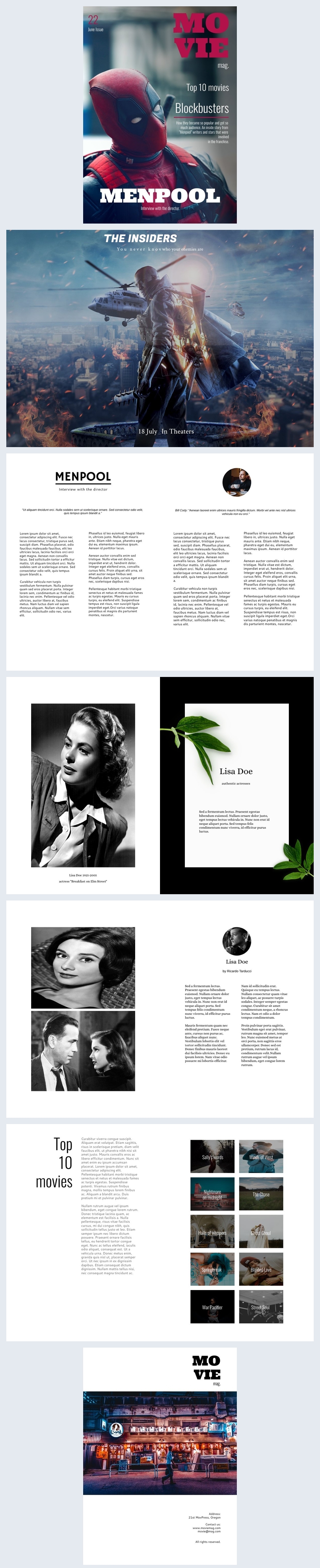 Flipsnack Magazine Templates