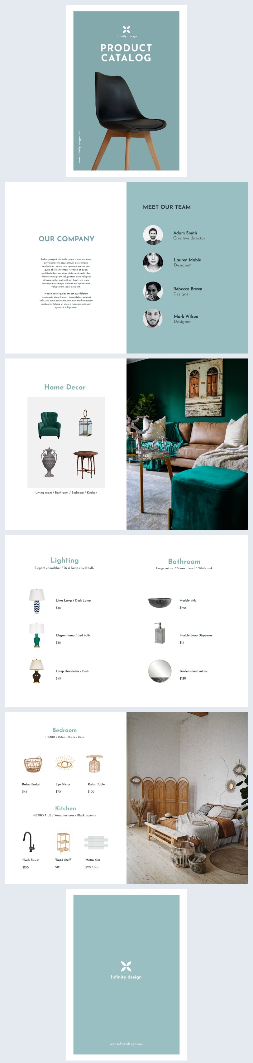 Free Editable Product Catalog Design Template Flipsnack