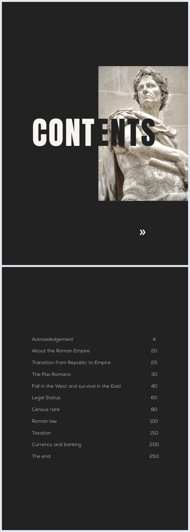 Free Customizable Book Table Of Contents Design Flipsnack