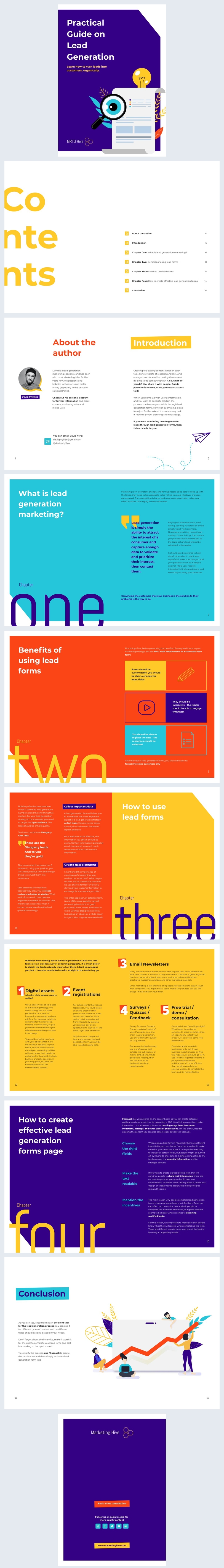 Customizable Lead Generation Ebook Template Flipsnack