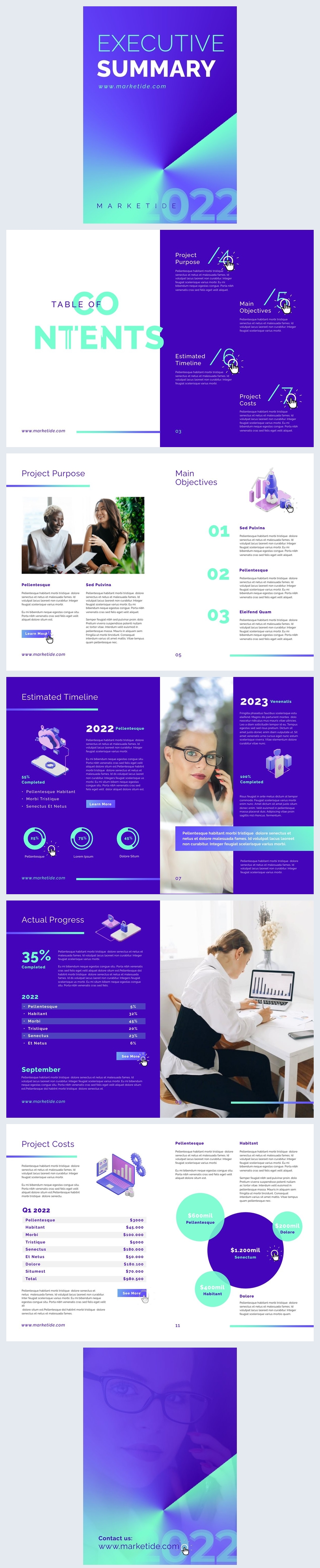 Free Interactive Executive Summary Report Template Flipsnack