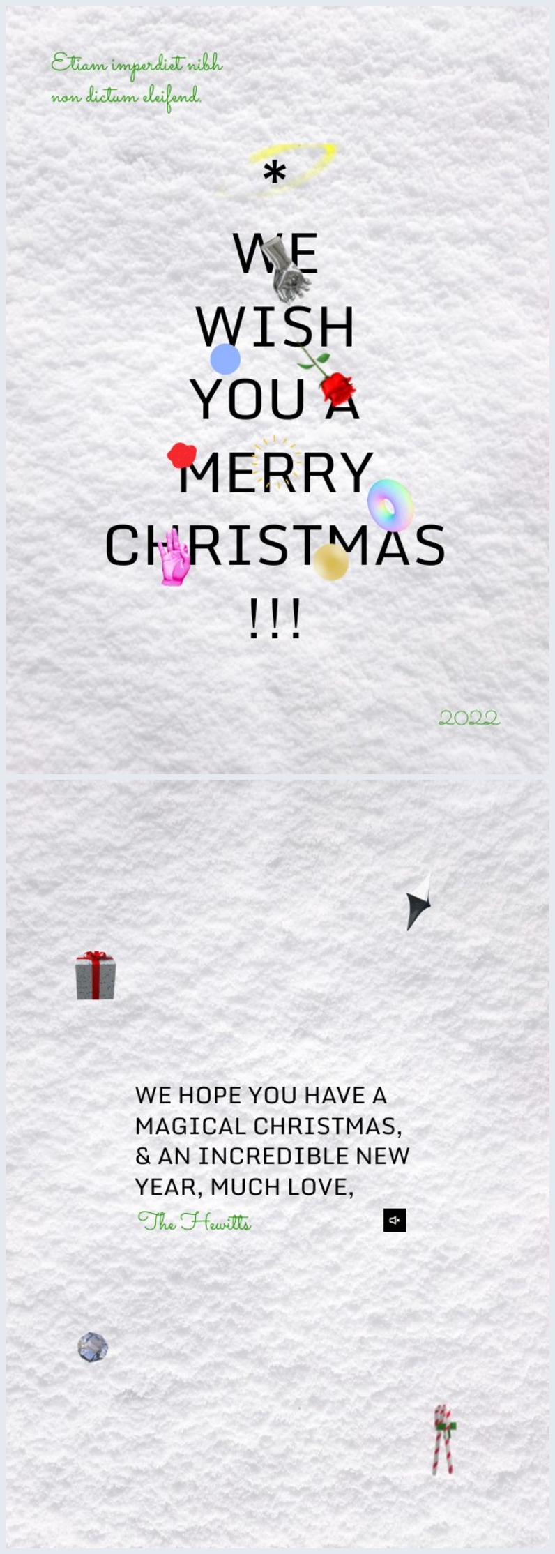 Free Digital Christmas Card Template Flipsnack