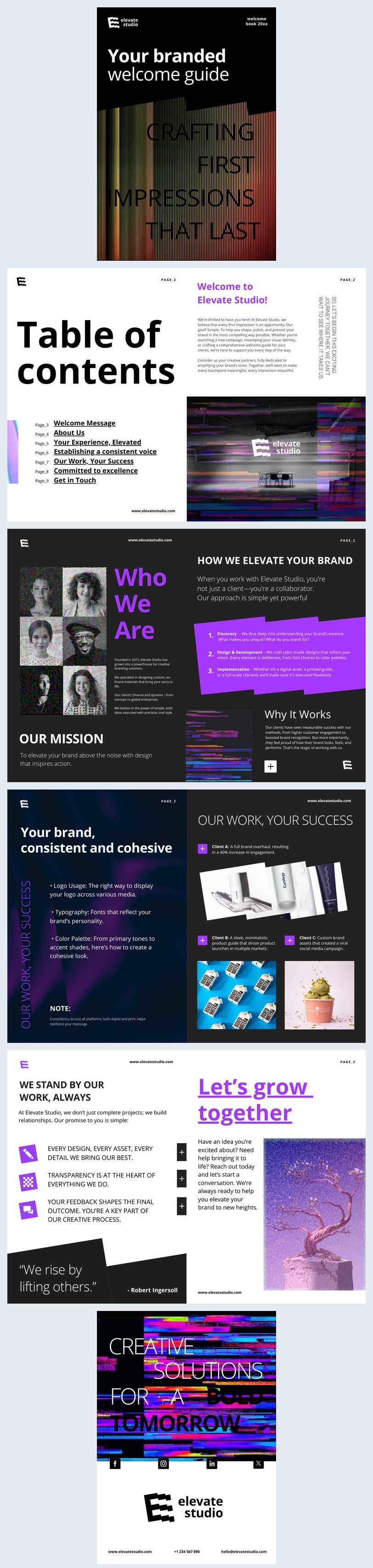 Branded Welcome Guide Template Flipsnack
