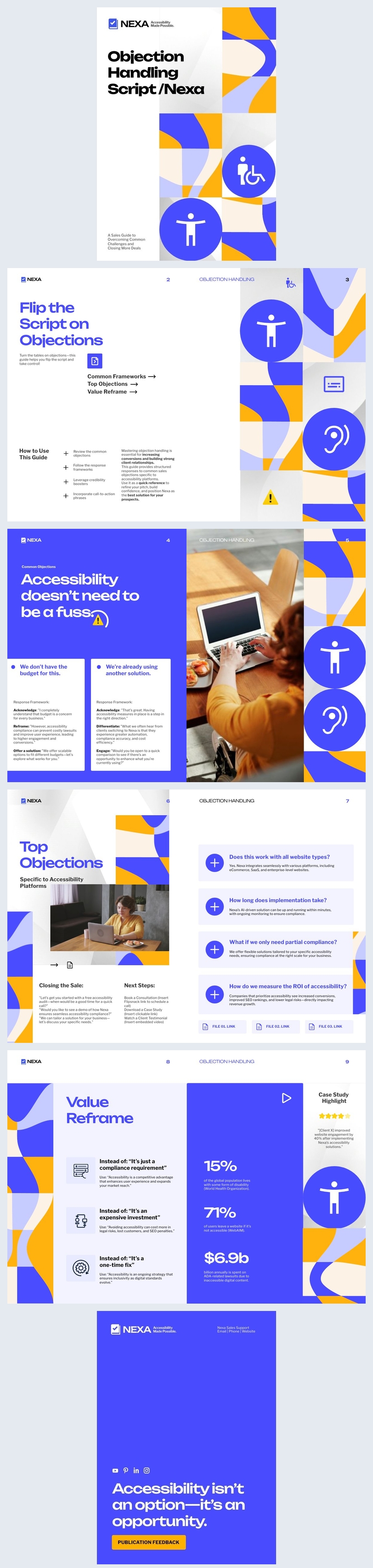 Free Objection Handling Script Template Flipsnack