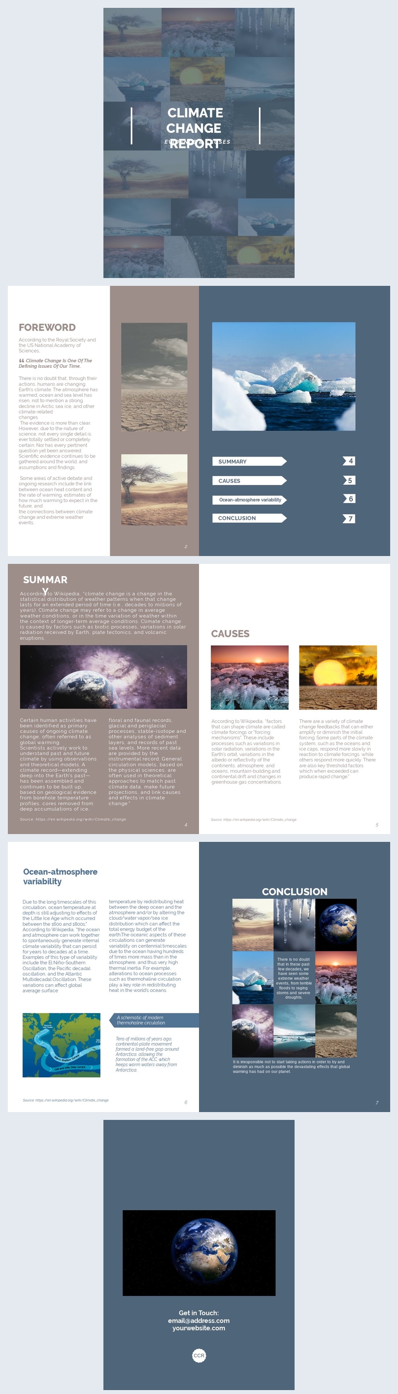 Free Professional Research Report Template Design Flipsnack