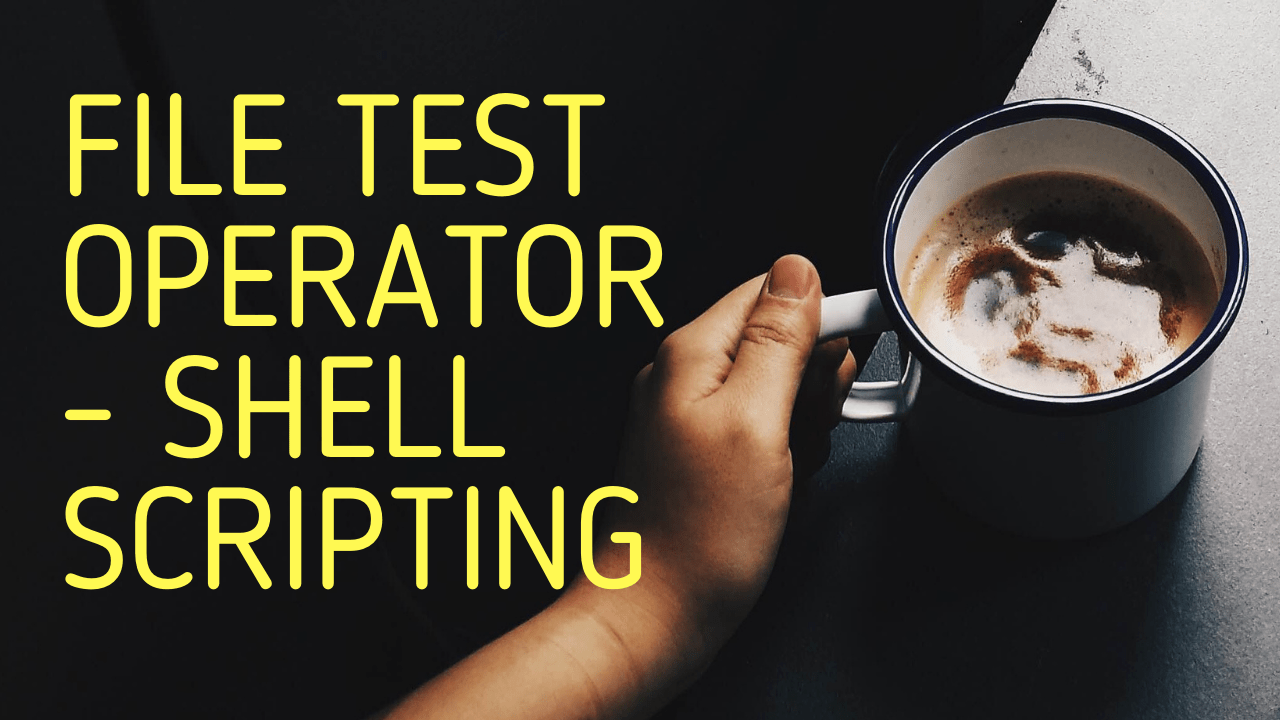 File Test Operator Shell Scripting