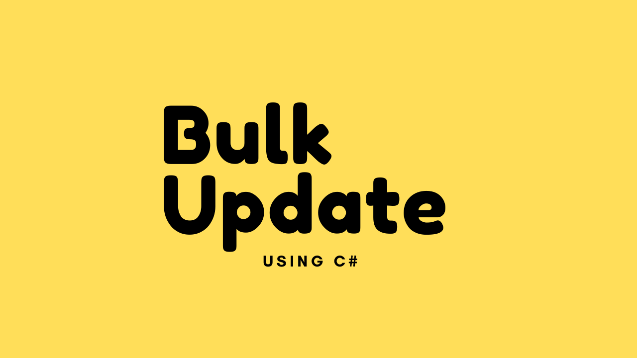 Sql Bulk Update C Bulkcopy