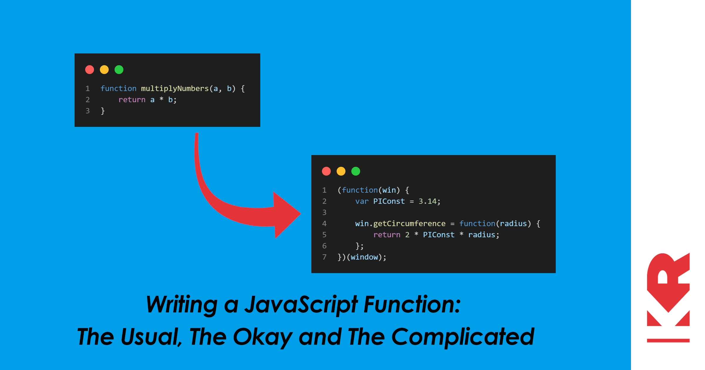 Writing A Javascript Function The Usual The Okay And The Complicated