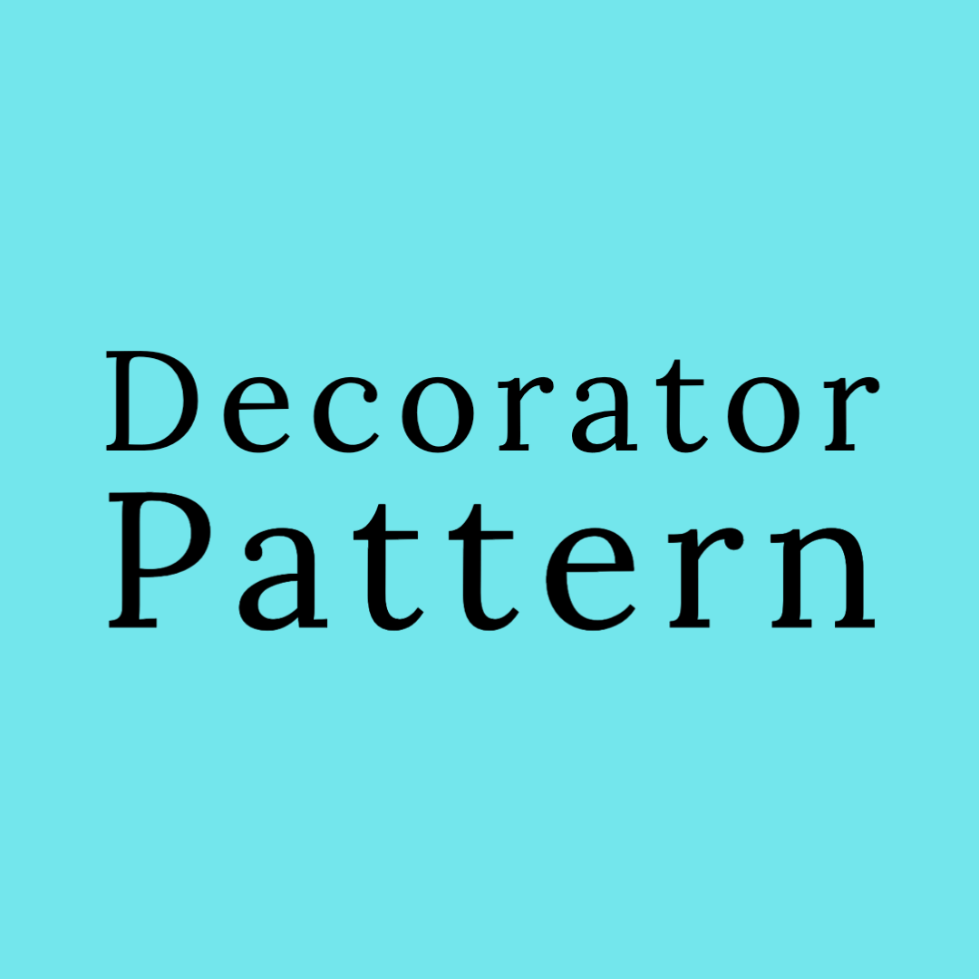 Design Patterns Decorator Pattern