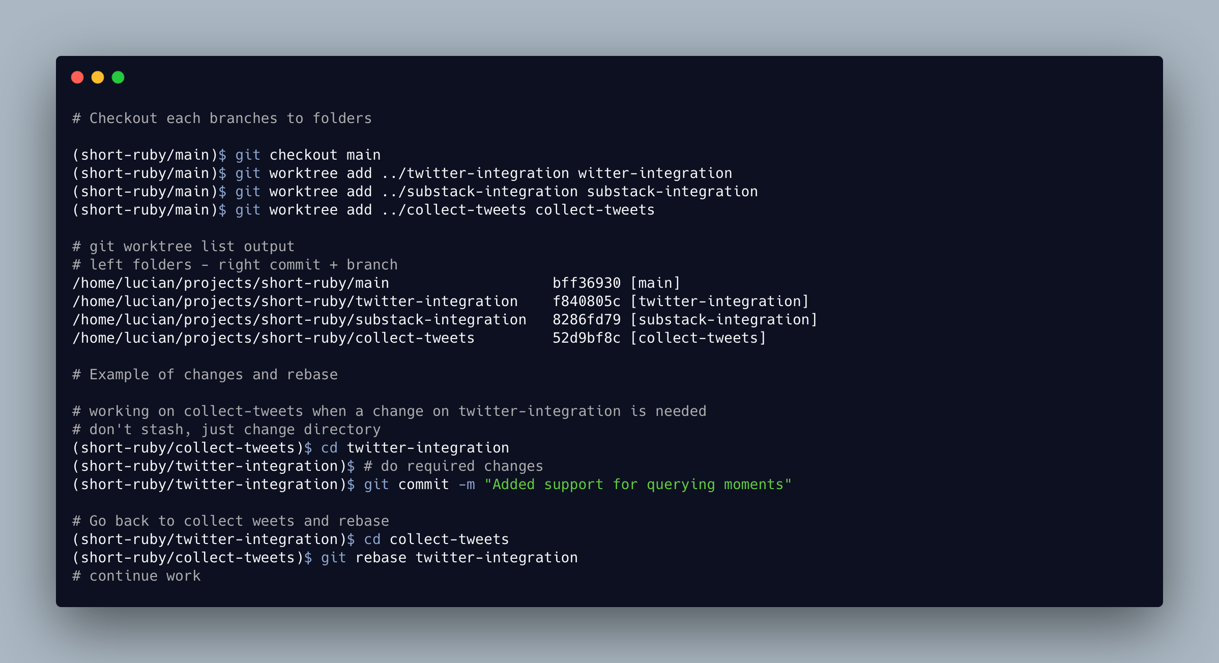 How To Use Git Worktree