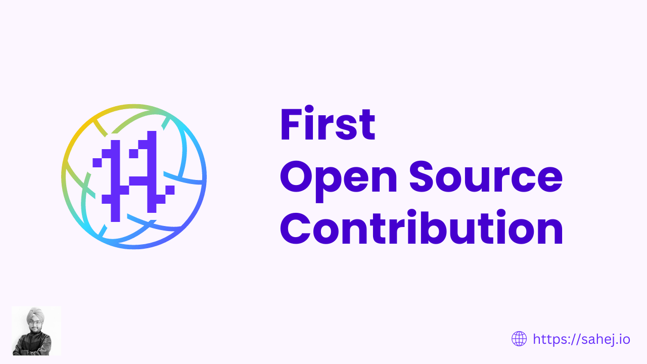Making My First Open Source Contribution