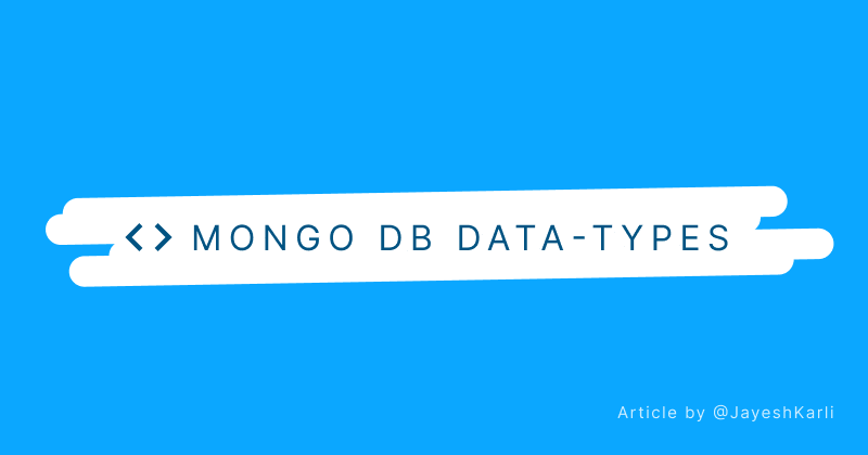 Mongodb Data Types