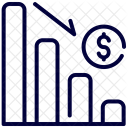 Decrease Graph Icon - Incredible Full HD Space Arts | Free Download