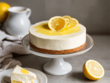 Lemon Ricotta Mousse Cake