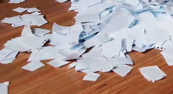 Bits of paper lying on the floor – iWitness News