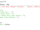 Contoh Program Python Penjualan 53 Koleksi Gambar