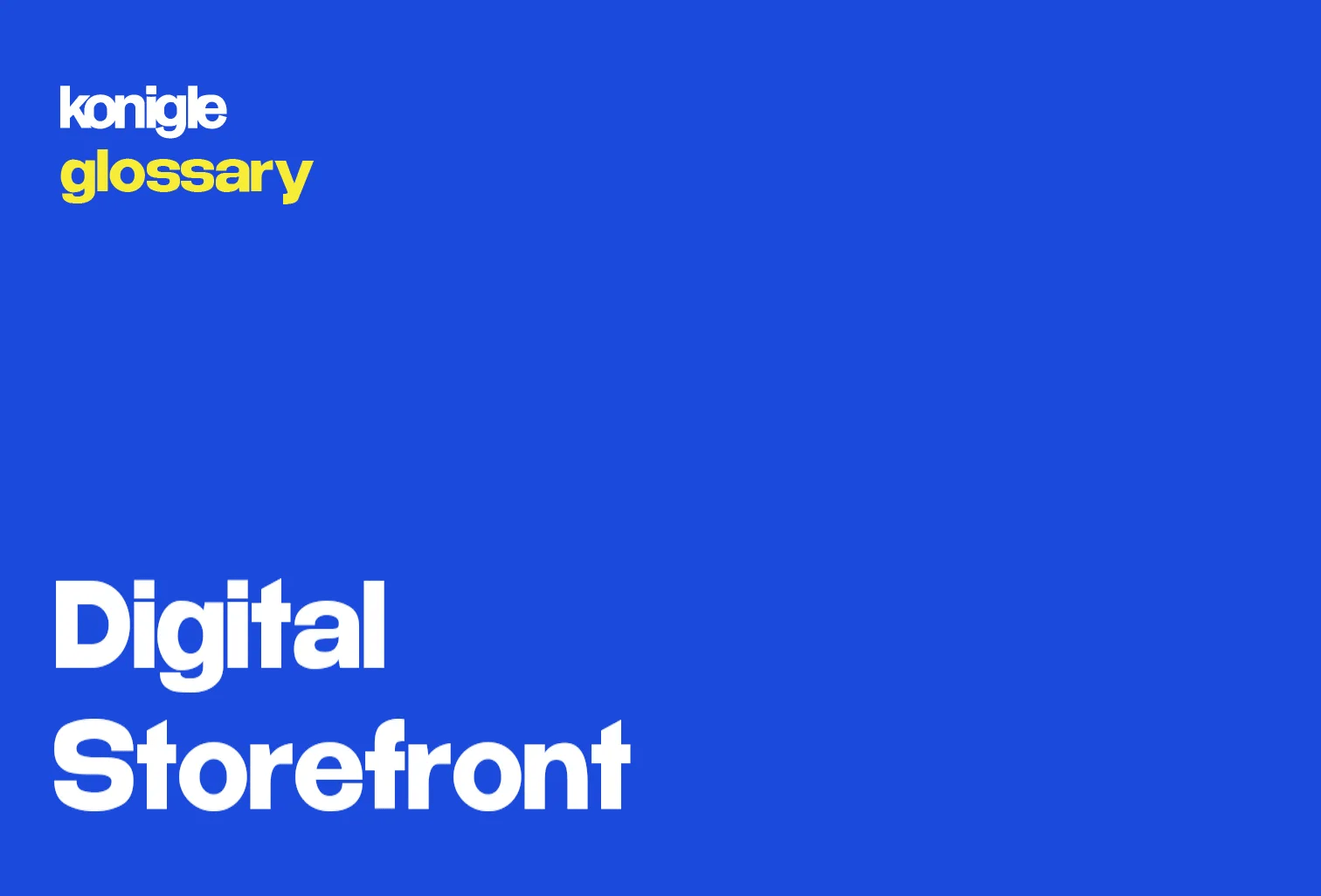 What Is A Digital Storefront