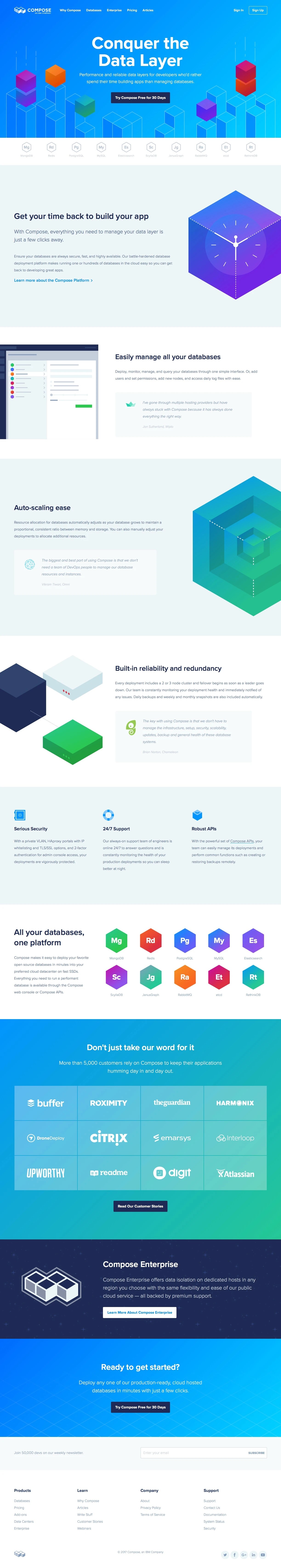 Compose Website Design Lapa Ninja