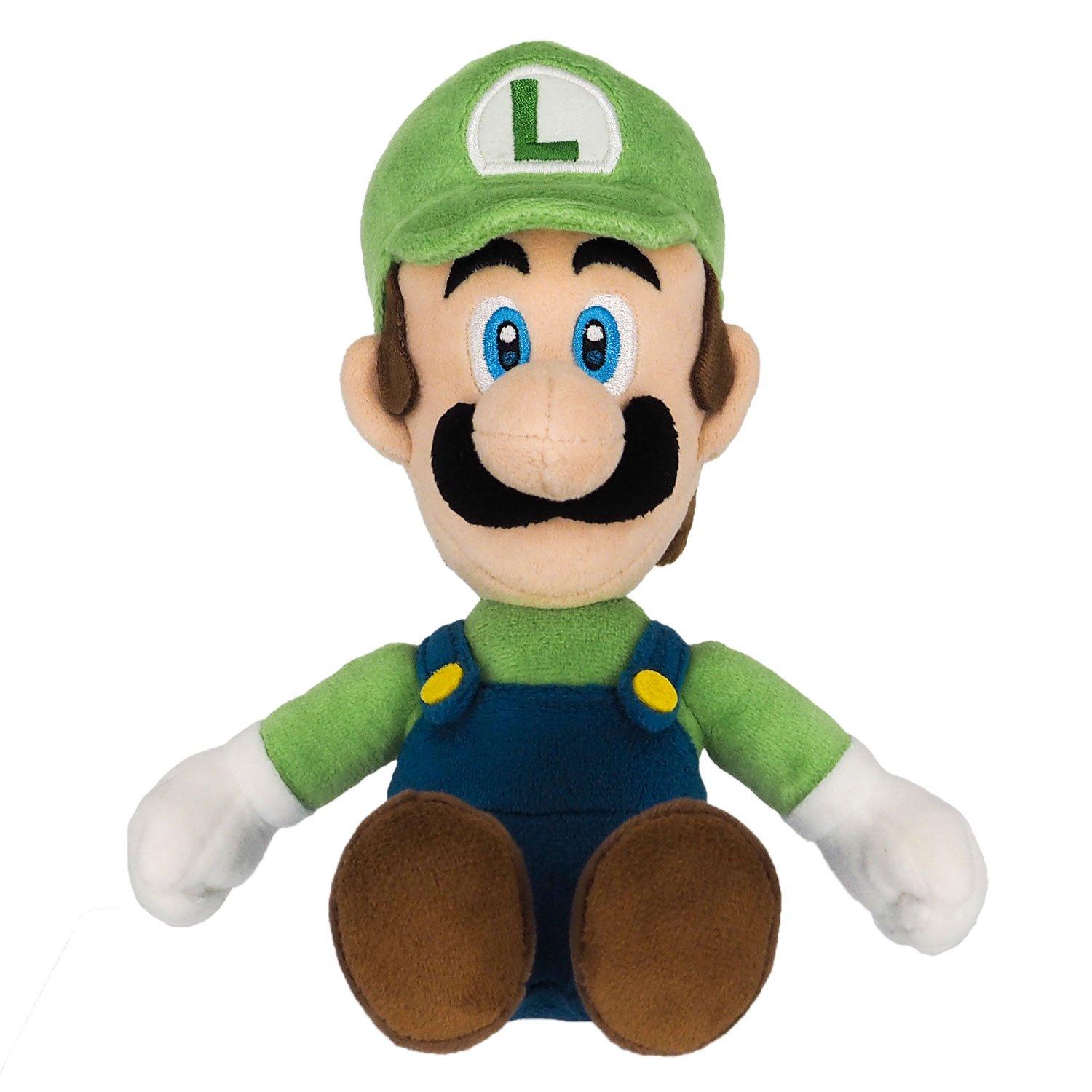 Super Mario San Ei Official Luigi Plush Small Sports Direct