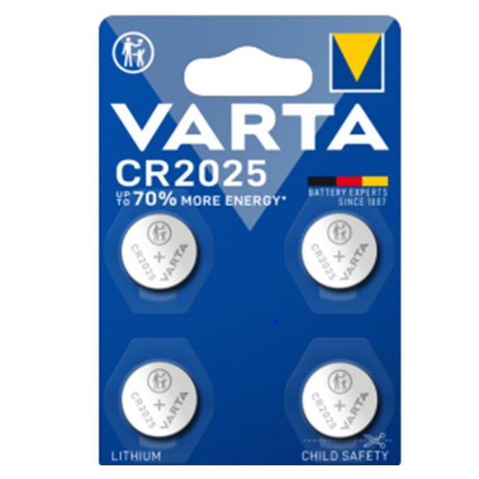 Varta Lithium Coin Blister Batteries 4 Pcs Cr2025 Xcite
