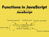 Functions In Javascript Procoding