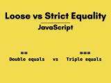 Difference Between And In Javascript Procoding