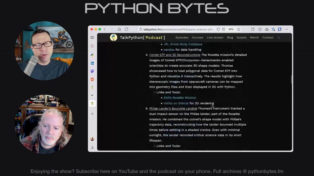 Episode 416 A Ghostly Episode Python Bytes Podcast