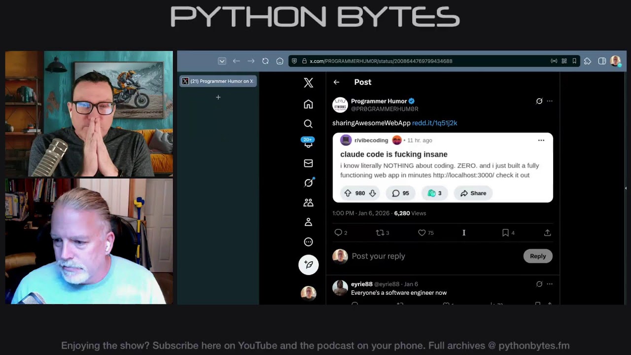 Episode 465 Stack Overflow Is Cooked Python Bytes Podcast