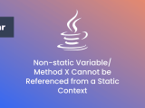 Java Error Non Static Variable Method X Cannot Be Referenced Rollbar