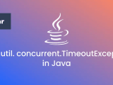 Exception Java Util Concurrent Timeoutexception