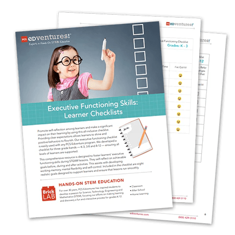 Executive Functioning Skills Learner Checklists Pcs Edventures