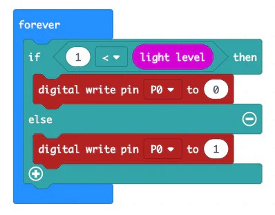 Automatic Lights Using The Micro Bit S Built In Sensor Smalldevices