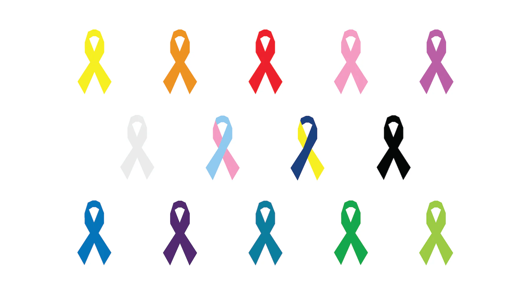 Awareness Ribbon Colors Sewfinity