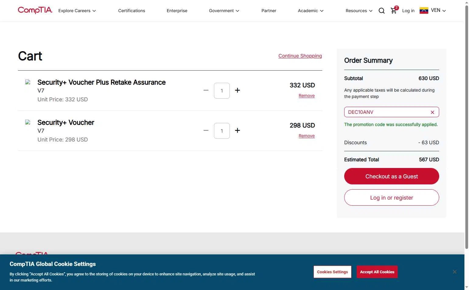 Comptia Promo Codes 10 Off 2 Verified Jan 2026