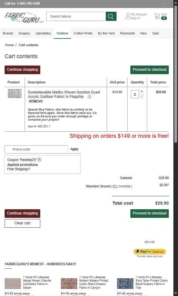Fabric Guru Promo Codes 10 Off Coupons Mar 2026