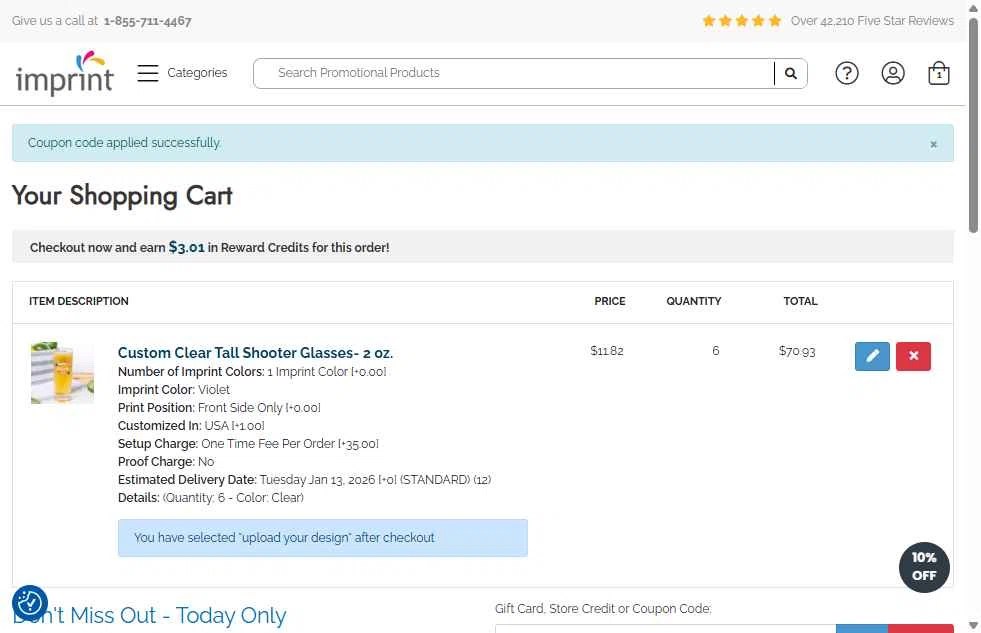 Imprint Promo Codes 15 Off 7 Verified Mar 2026