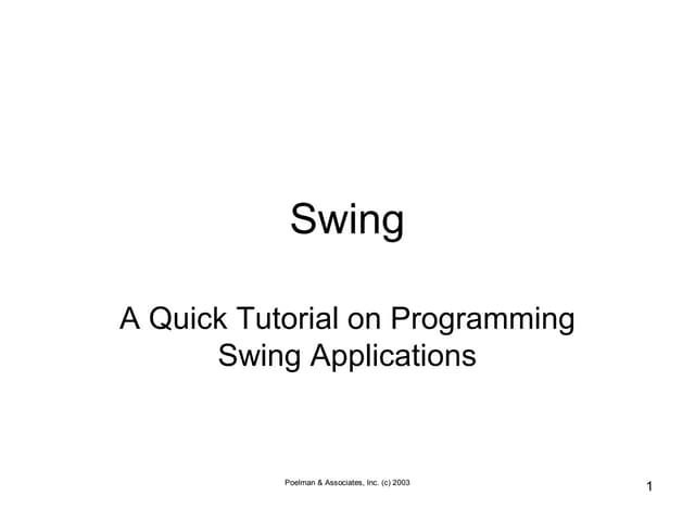 Java Swing Pptx